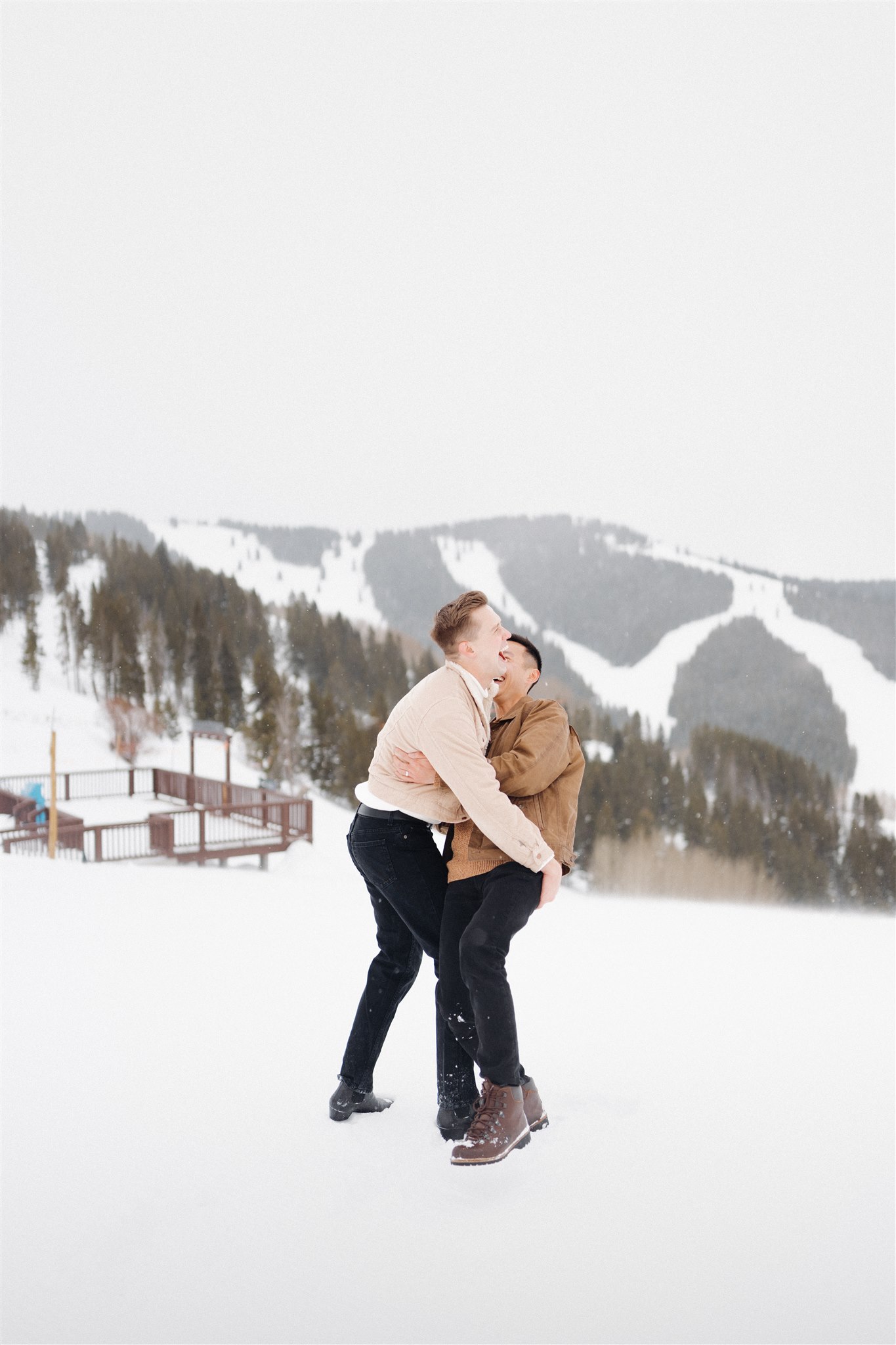A Romantic Double Surprise Colorado Proposal in Vail